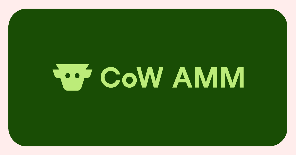 CoW AMM - The first MEV-capturing AMM, now live on Balancer